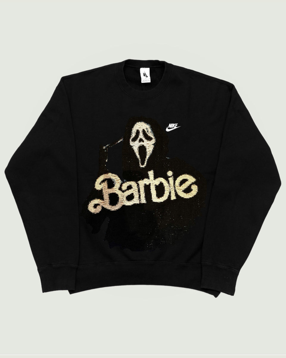 VA-AW23-677 SCREAM BARBIE NIKE TAPESTRY RETRO REWORK CREWNECK ...