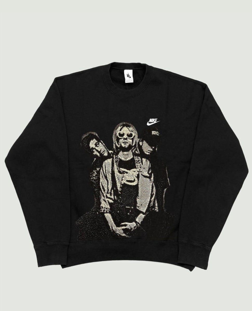 VA-AW23-711 NIRVANA NIKE RETRO REWORK CREWNECK – VENDETTA ARCHIVE