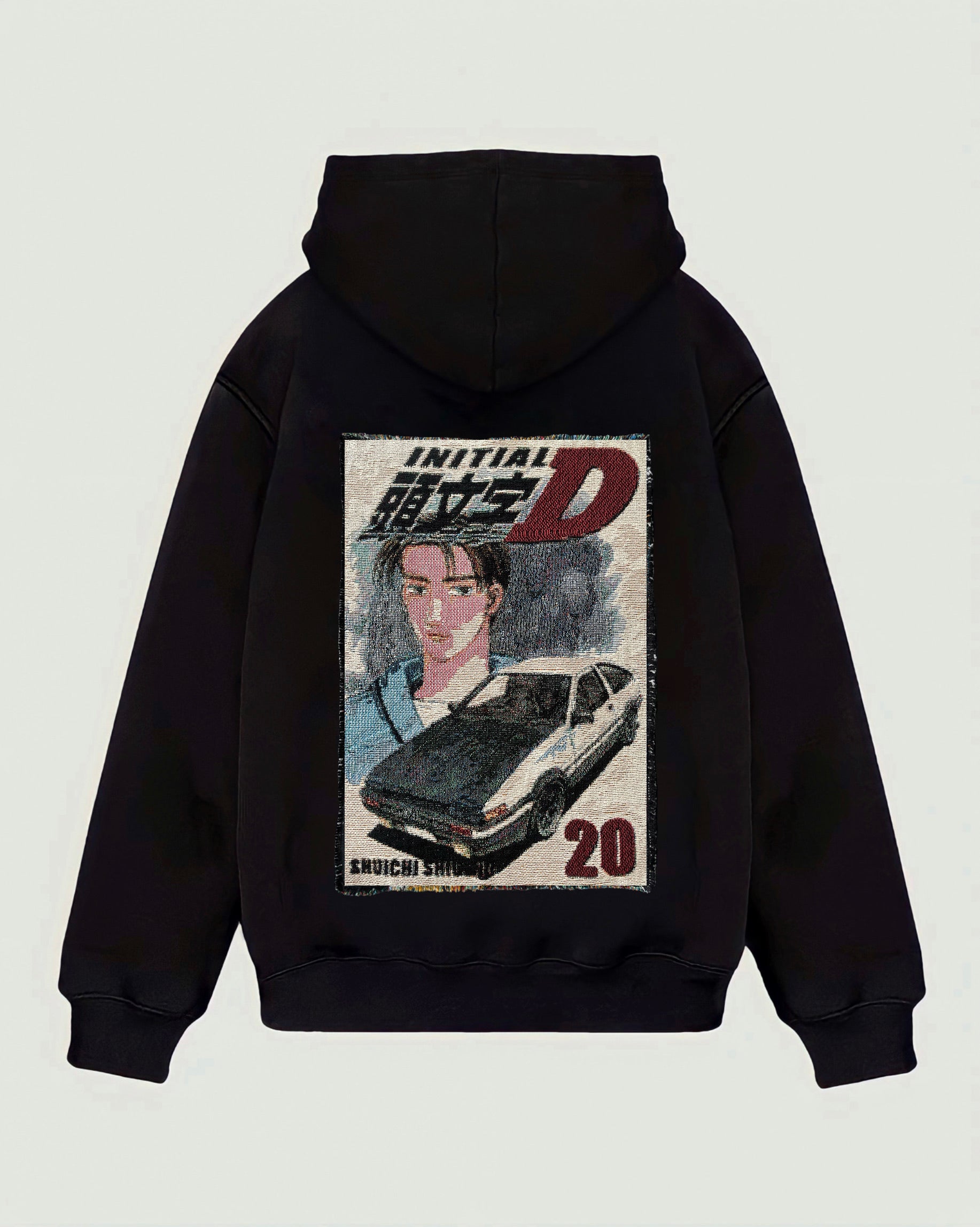 VA-SS22-401 INITIAL D TAPESTRY HOODIE – VENDETTA ARCHIVE